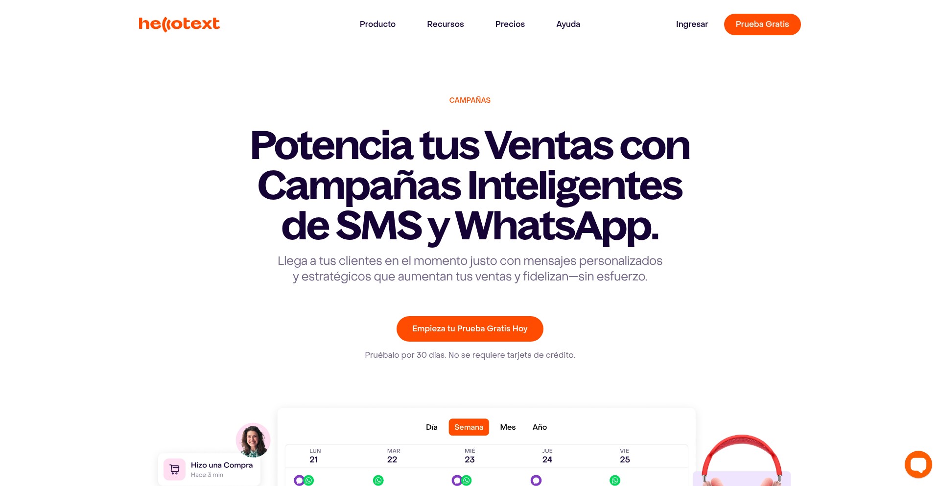 Campañas | Hellotext