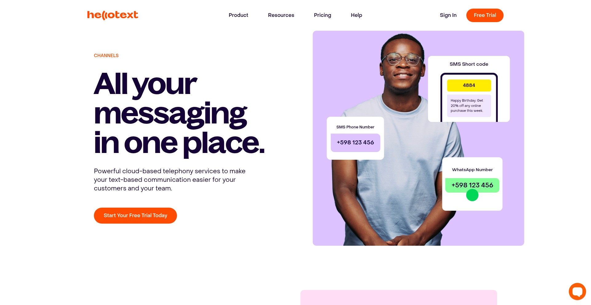 All your messaging in one place. | Hellotext